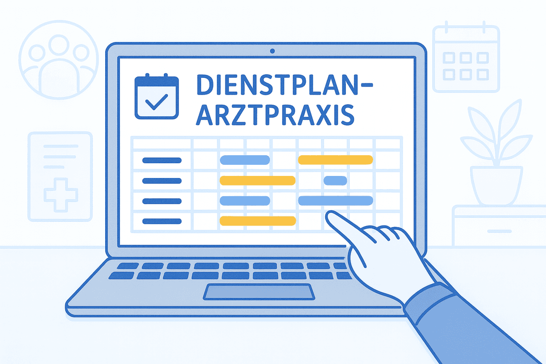 Dienstplan Vorlage Arztpraxis - Kostenlose Excel Vorlage für Praxen ...